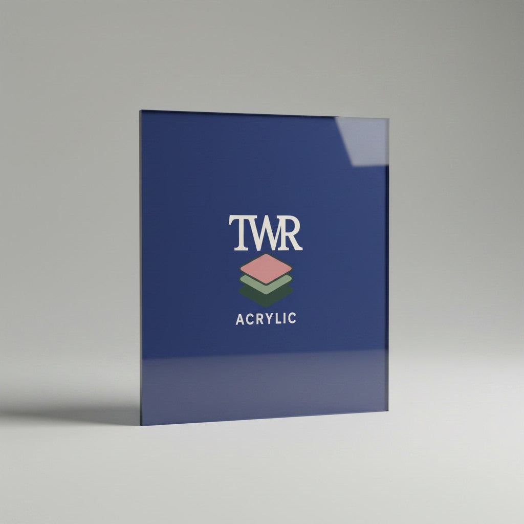 Midnight Blue Dual-Sided Gloss / Matte Cast Acrylic Sheet (3mm) – TWR ...